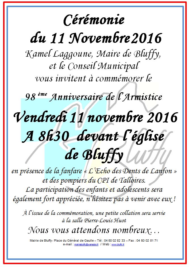 Mairie de Bluffy - Accueil